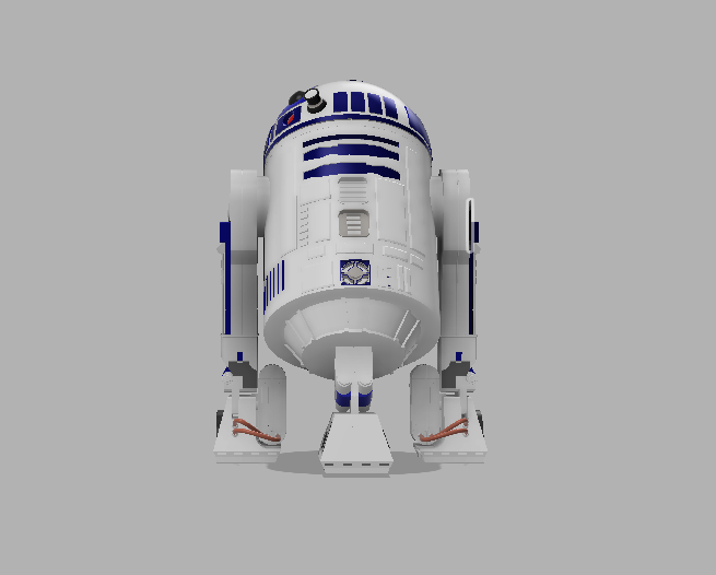 Fichier STL gratuit R2D2-STAR WARS・Design à télécharger et à imprimer ...
