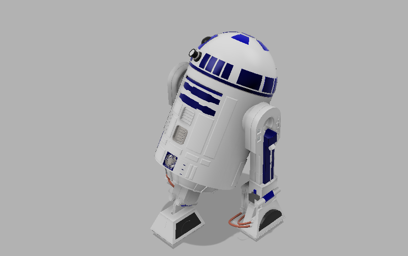 Free STL file R2D2-STAR WARS 🤖・3D printing design to download・Cults
