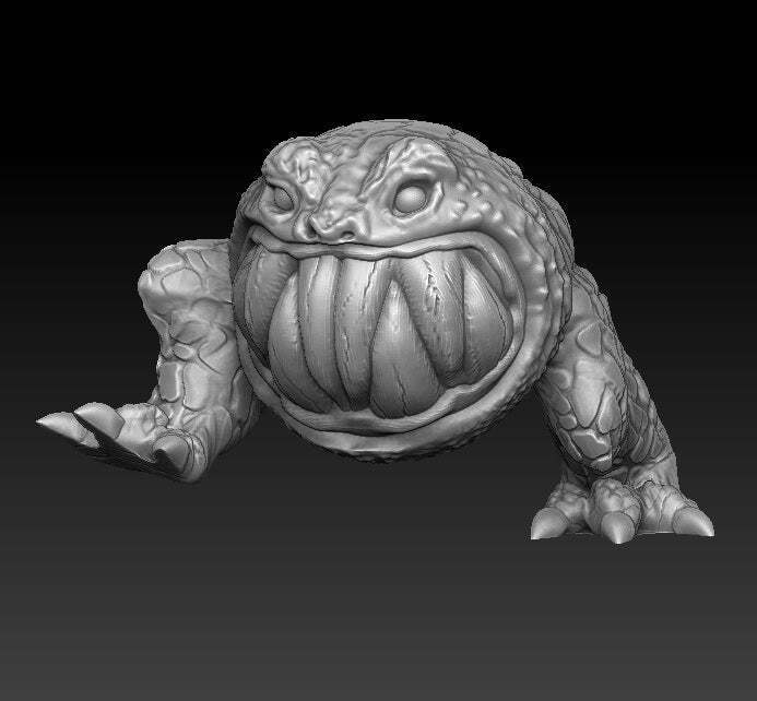 Free STL file Toothy monster・Model to download and 3D print・Cults
