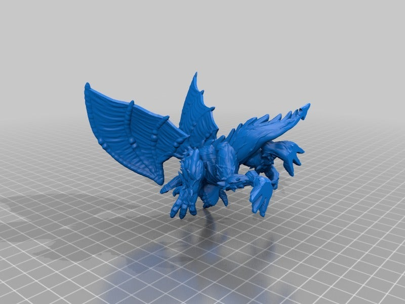 Free STL file Winged demon・3D printing idea to download・Cults