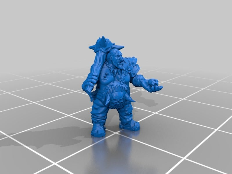 Free STL file Ogre mercenary・Model to download and 3D print・Cults