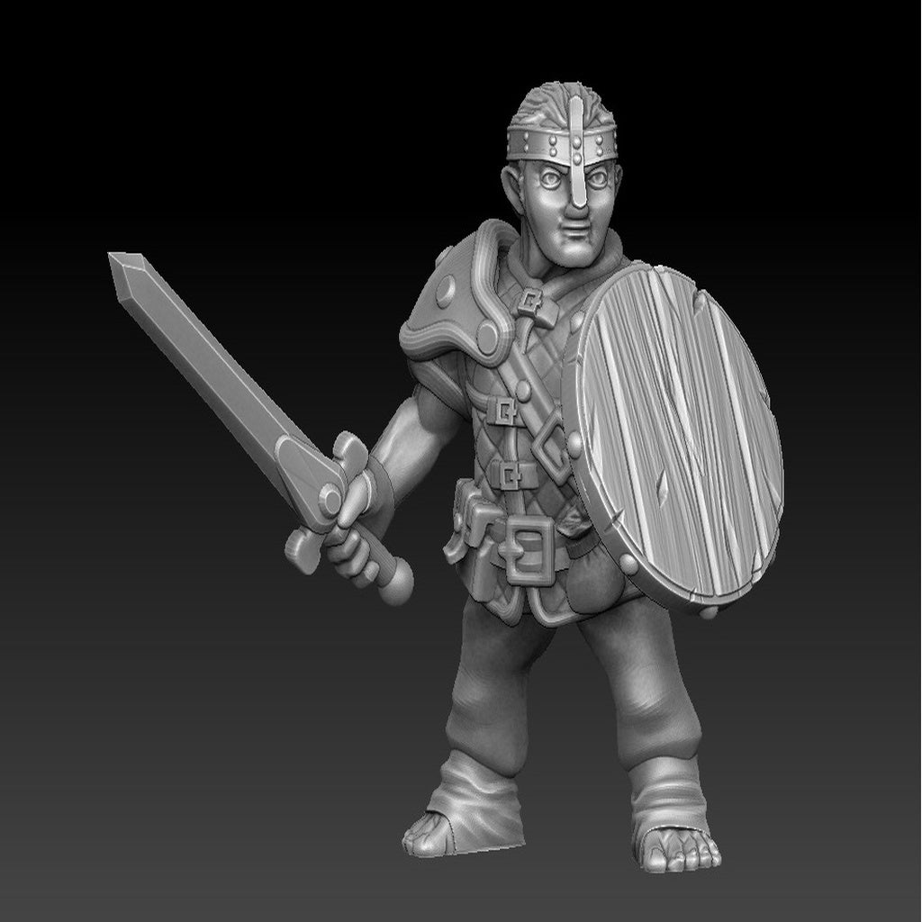 Free STL file Halfling warrior・3D printer model to download・Cults