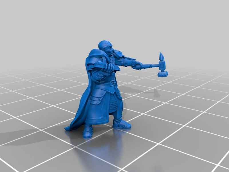 Free STL file Warrior priest (remastered)・3D printing design to ...