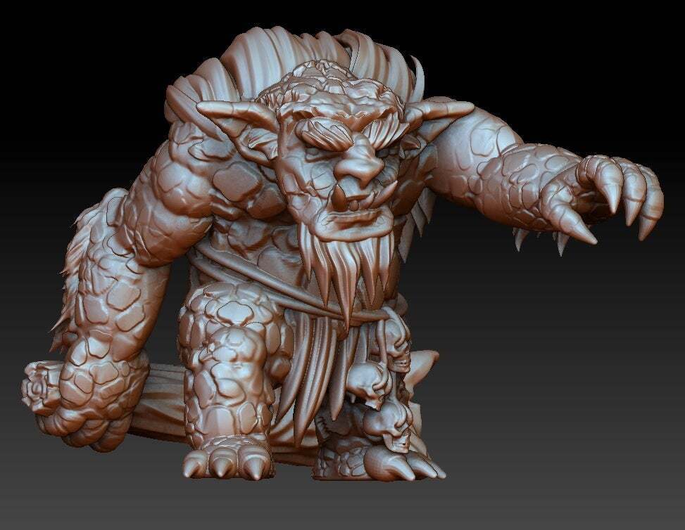 Free STL file Troll・3D printable model to download・Cults
