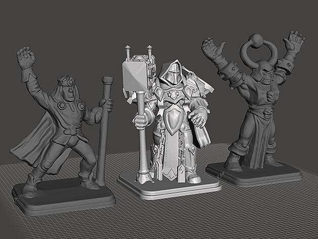 Archivo STL gratis paladín - armadura de juicio・Modelo para descargar y ...