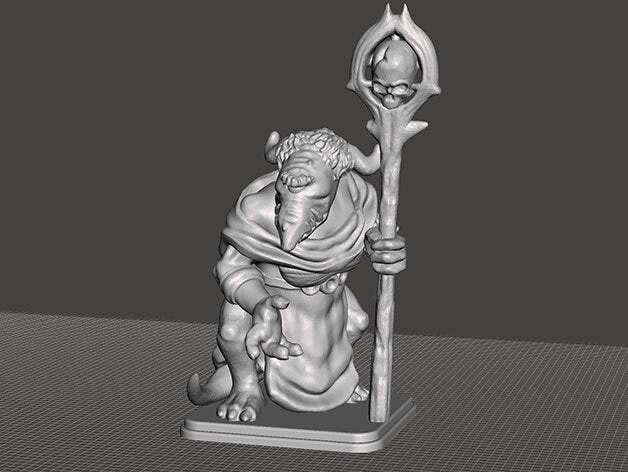 Free STL file HeroQuest - Fimir Meargh Wizard・3D printable model to ...