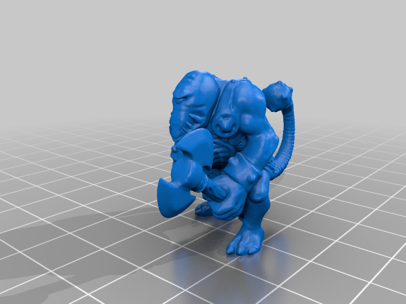 Free STL file HeroQuest - Fimir "the rare one"・3D printing model to ...