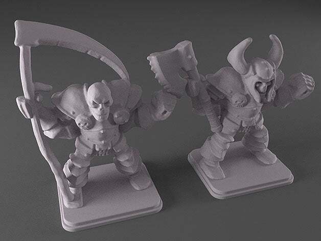 Free STL file HeroQuest Chaos Skeleton・3D printer model to download・Cults