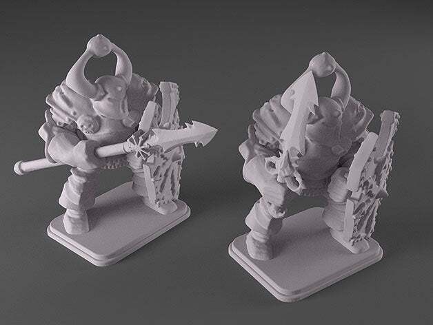 Free STL file HeroQuest - Chaos Doom Guards・3D printer design to ...