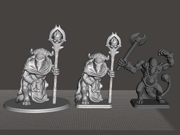 Free STL file HeroQuest - Fimir Meargh Wizard ⚔・3D printable model to ...