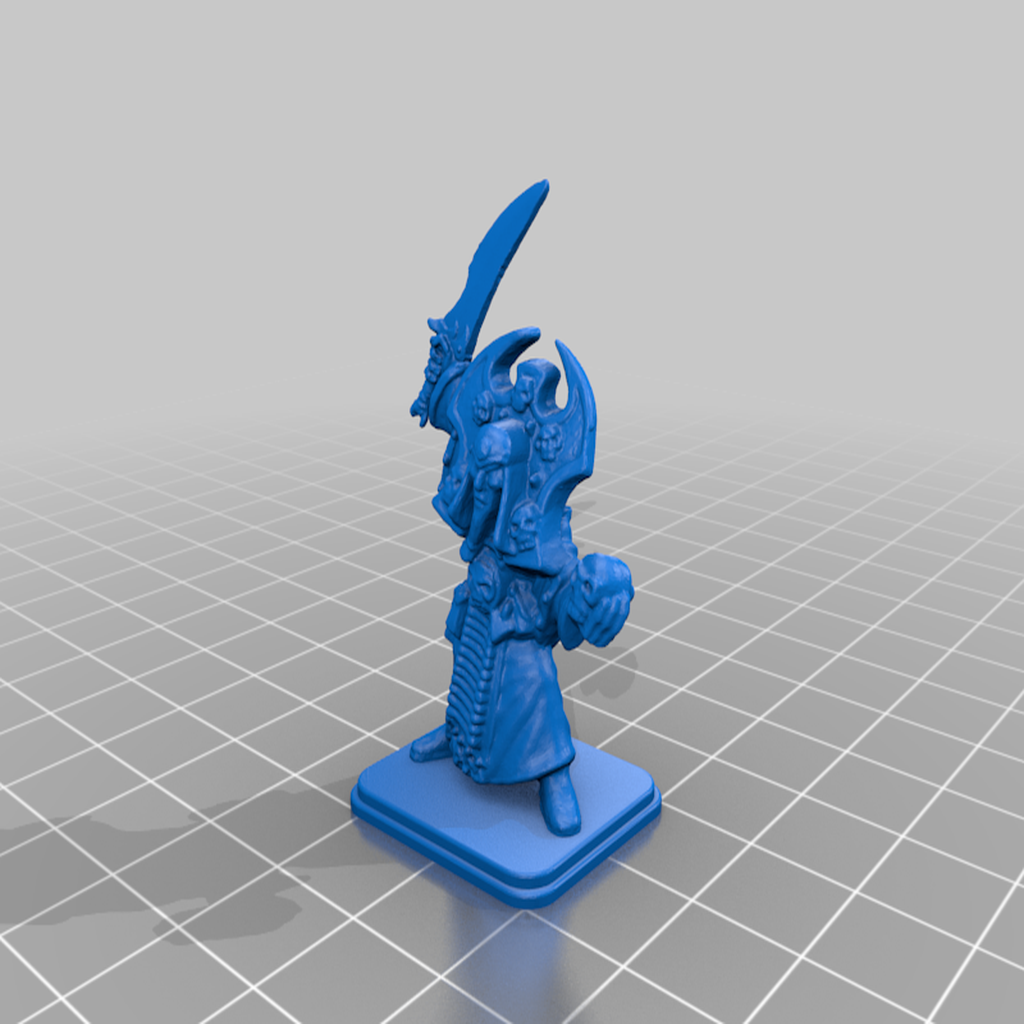 Free STL file HeroQuest - Wizards of Morcar - Necromancer Fanrax ...