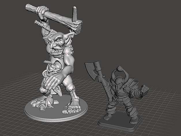 Free STL file HeroQuest - Bashy Zombi Troll 1/2・3D print model to ...