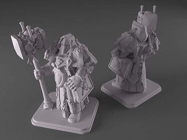Free STL file paladin - uther in judgment armor・3D printer design to ...