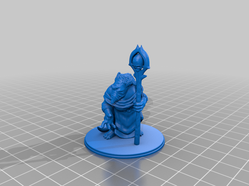Free STL file HeroQuest - Fimir Meargh Wizard・3D printable model to ...