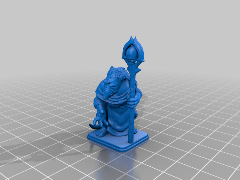 Free STL file HeroQuest - Fimir Meargh Wizard・3D printable model to ...