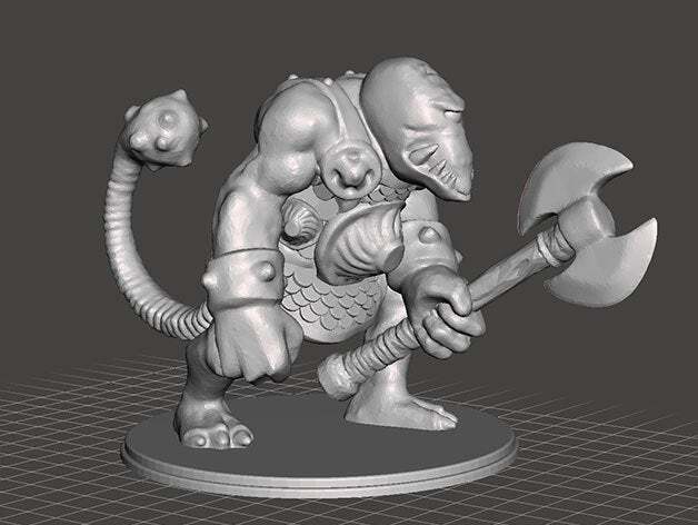 Free STL file HeroQuest - Fimir "the rare one"・3D printing model to ...