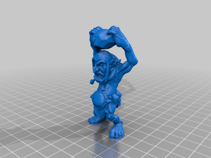 Free STL file HeroQuest - Bashy (Babuschka) Zombi Troll 2/2・3D ...