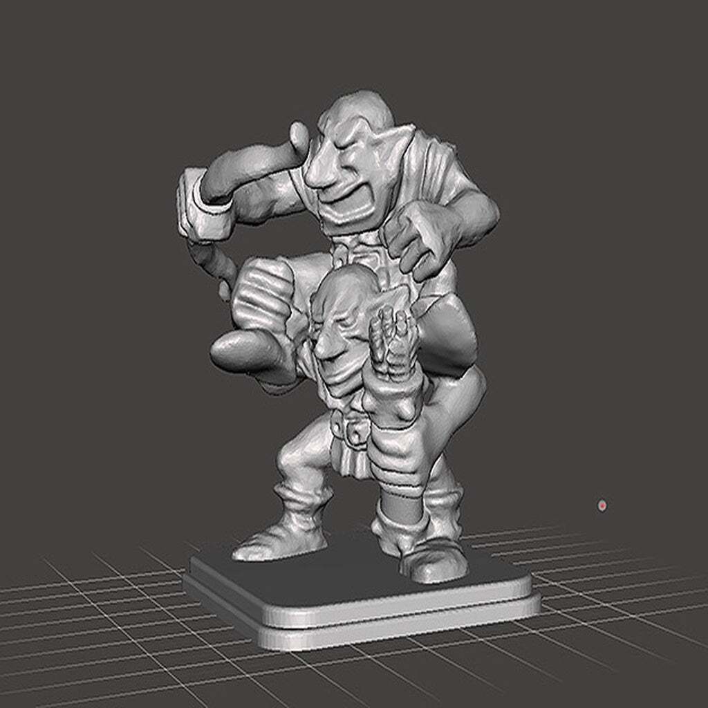Free STL file HeroQuest - Goblin Archer Tag Team・3D printer design to ...