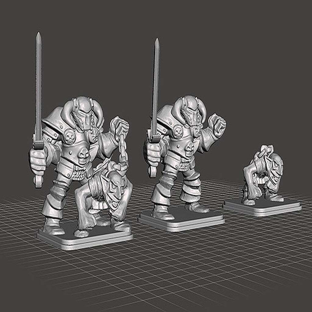 Free STL file HeroQuest - Chaos Warlord with Orcs Bane ⚔・Model to ...