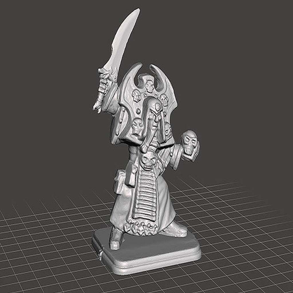 Free STL file HeroQuest - Wizards of Morcar - Necromancer Fanrax ...