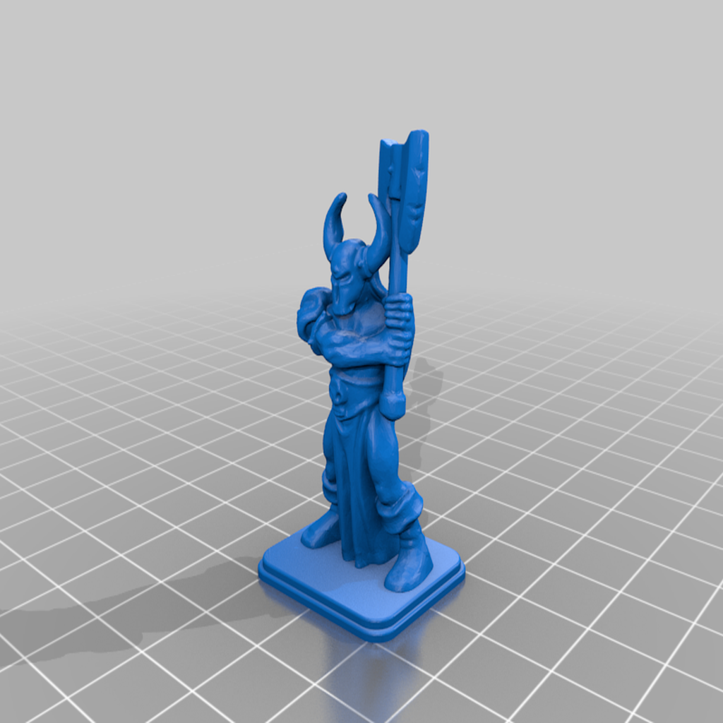 Free STL file HeroQuest - Chaos Barbarian・Design to download and 3D ...