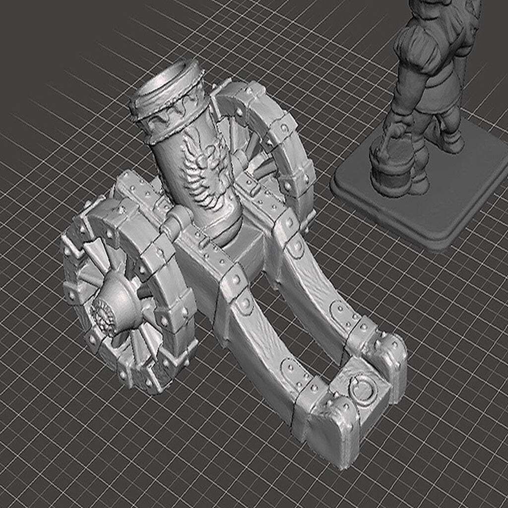 Free STL file Battle masters - Imperial Mortar・Object to download and ...