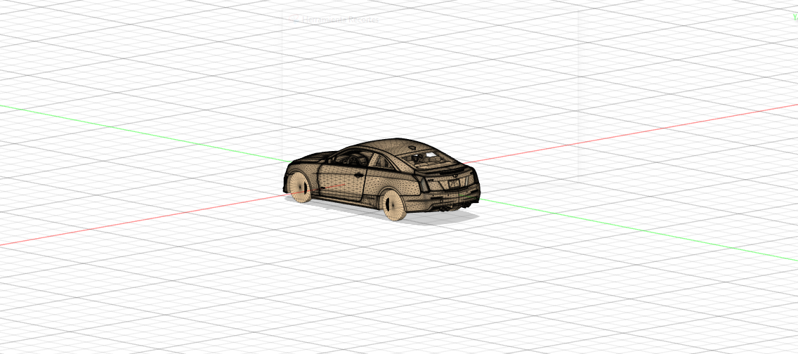 STL file Cadillac ATS-V COUPE Style Car・3D printable design to download ...
