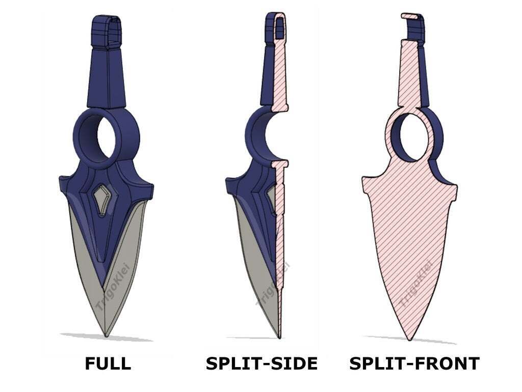 Free STL file Valorant Jett Knife Buddy 🔪・3D printable design to ...