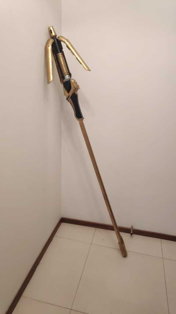 Free STL file Mercy's Caduceus Staff w/ game accurate handle & easy ...