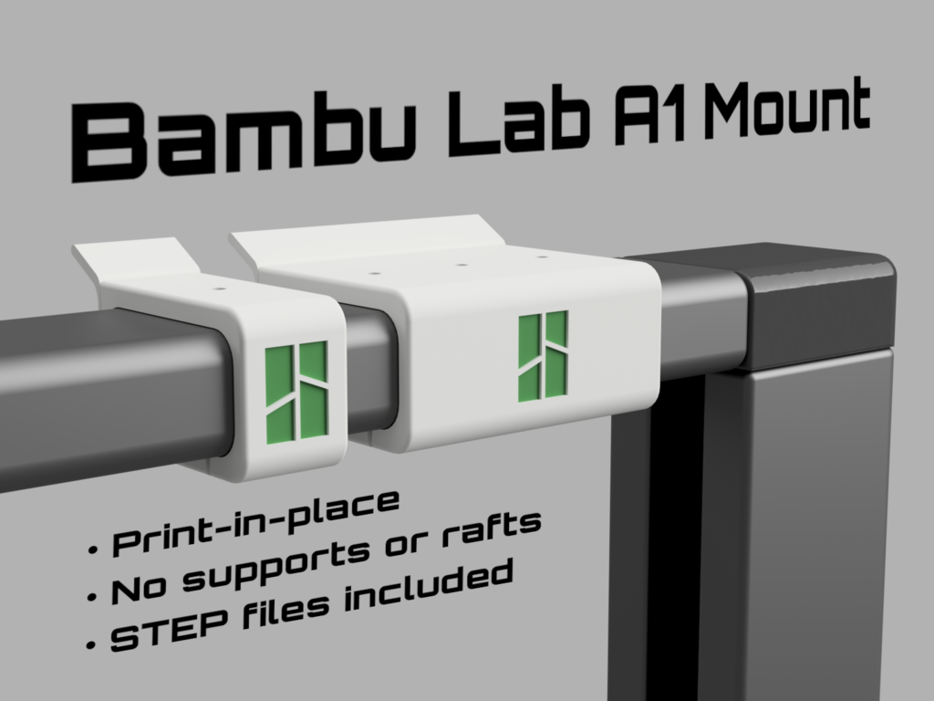 Archivo 3D gratis Soporte de clip Bambu Lab A1 🥼・Objeto para impresora ...