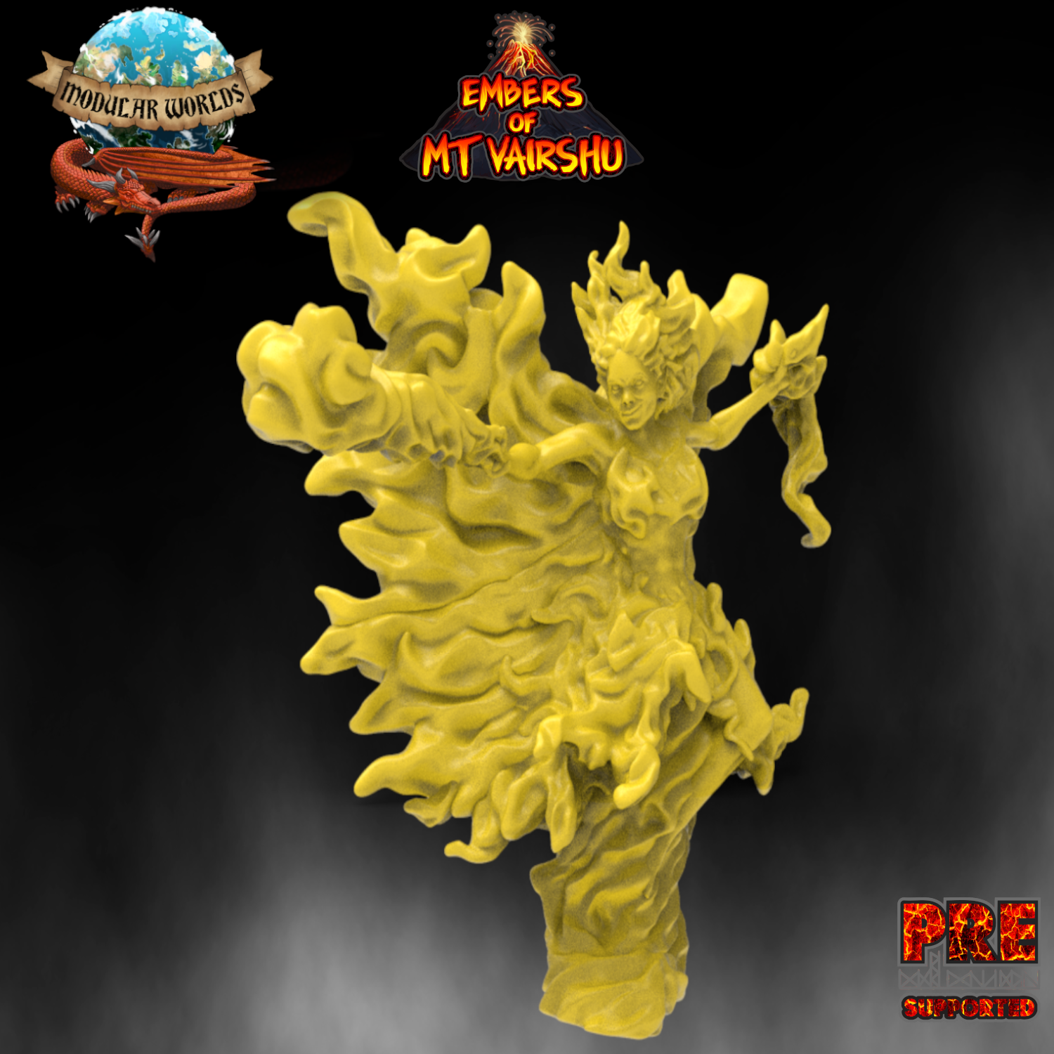 STL file Fire Sprites/Fairies 🔥・3D print design to download・Cults