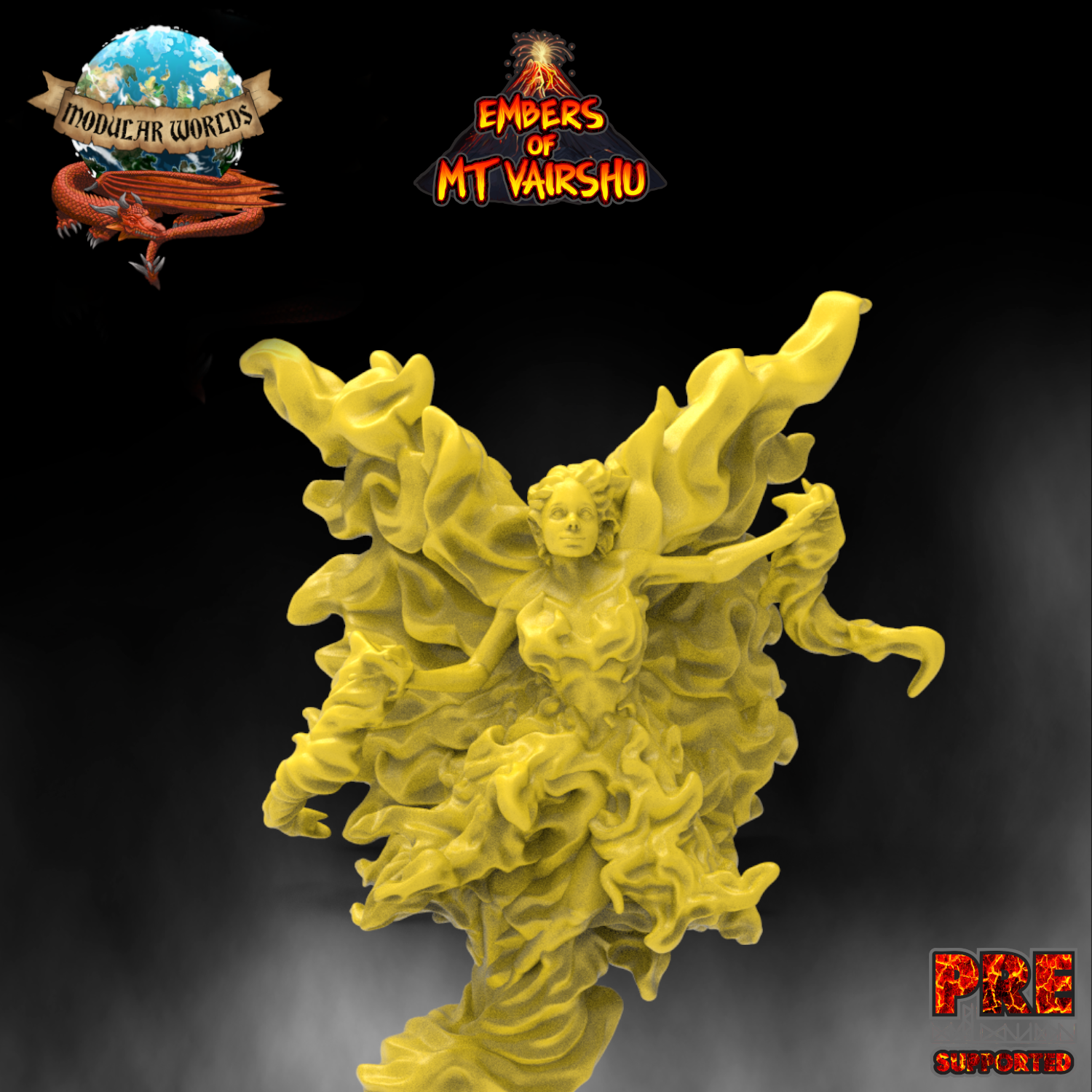 STL file Fire Sprites/Fairies 🔥・3D print design to download・Cults