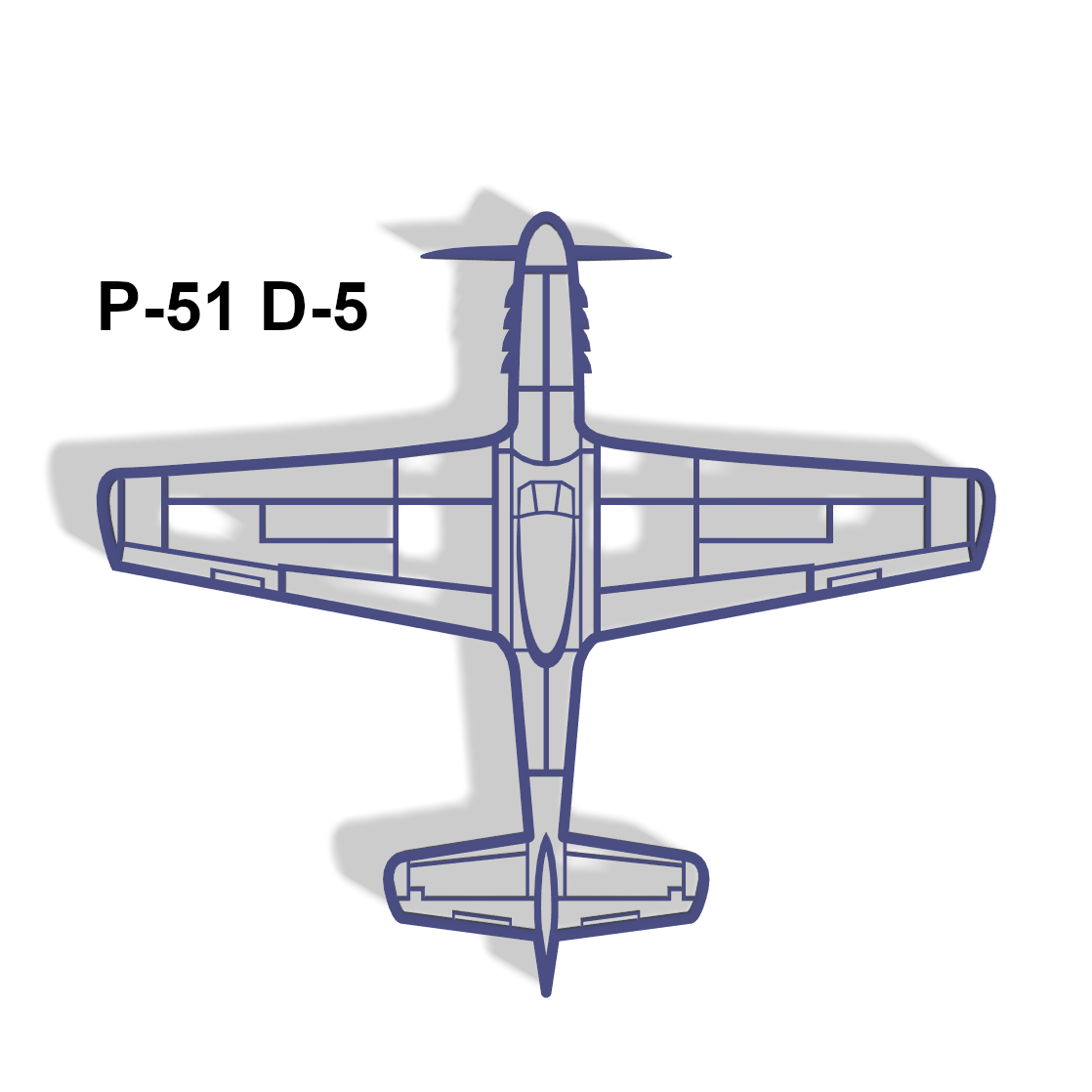 STL file P-51 D-5 Wall Art 🎨・3D printing template to download・Cults