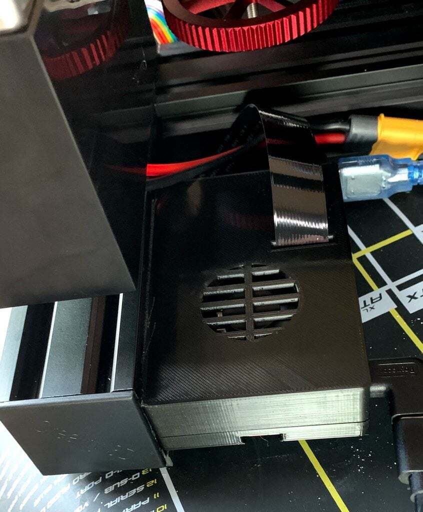 Free STL file RPi4 OctoPi case for Creality/Ender rails 🧞‍♂️・3D printer ...