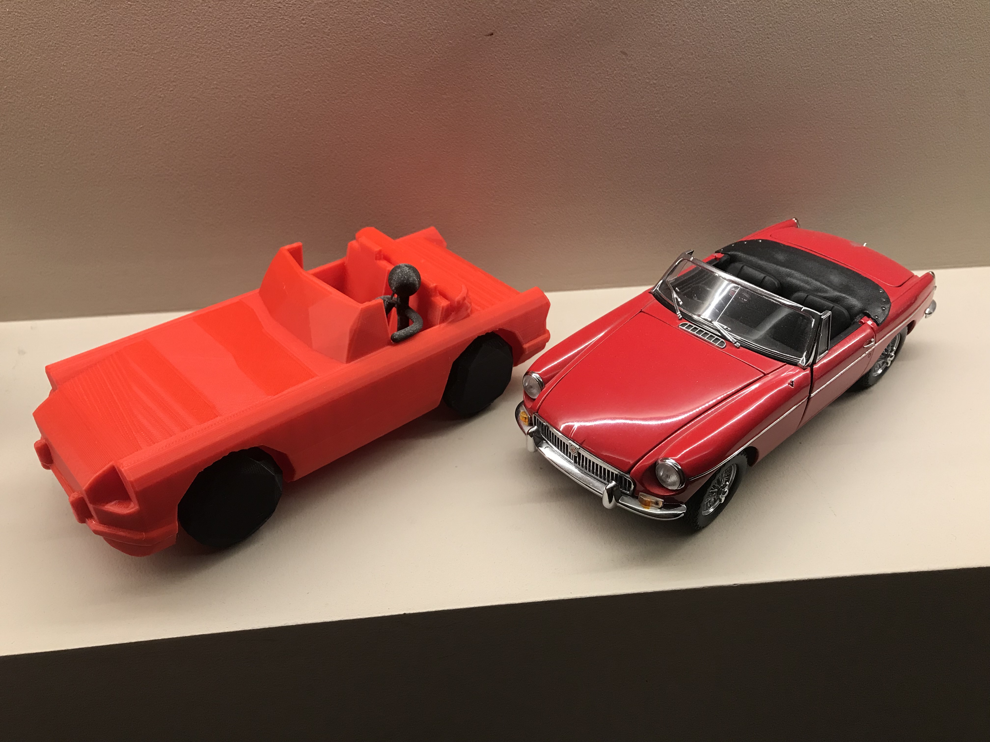 Free STL file MG MGB convertible Lowpoly・3D printer design to download ...