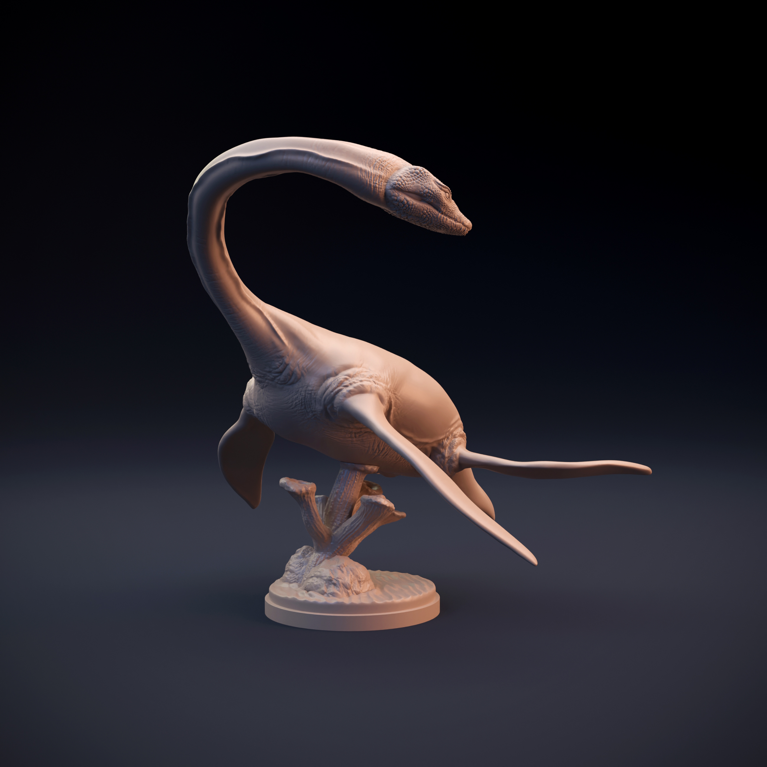 STL file Plesiosaurus・Model to download and 3D print・Cults