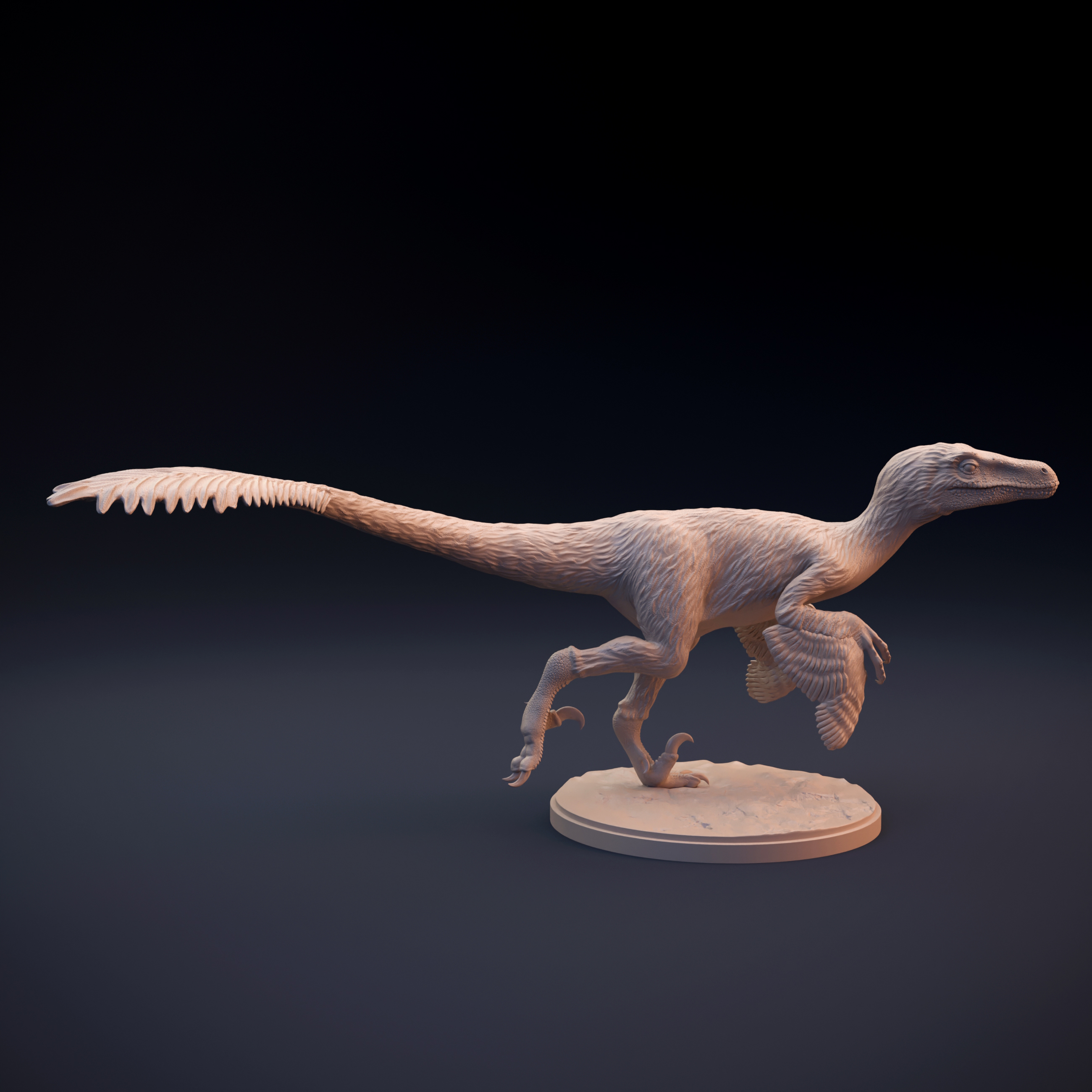 3D file Velociraptor feathered 🦖・3D print design to download・Cults