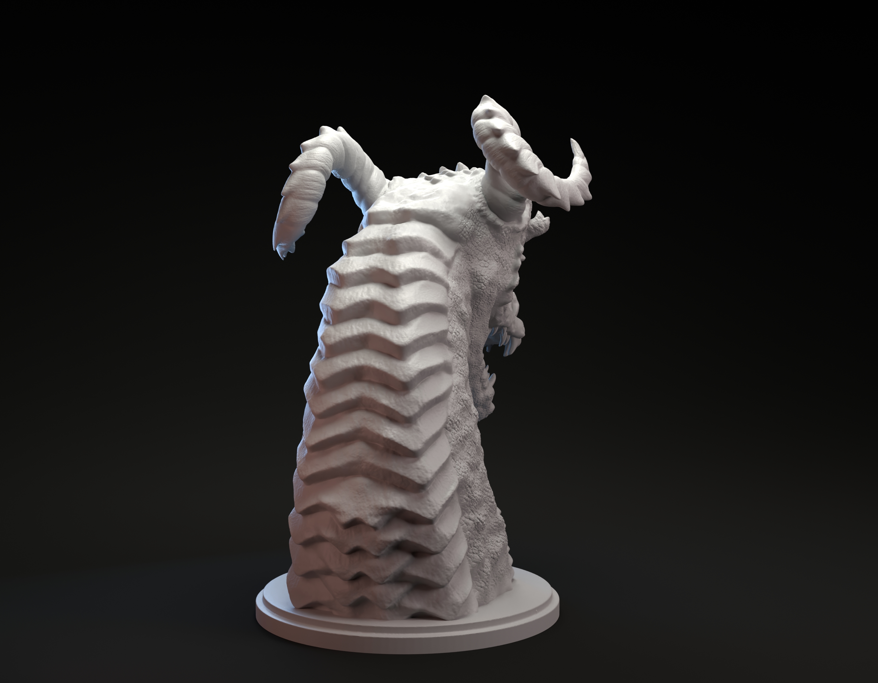 3D file Ram dragon bust・3D printing model to download・Cults