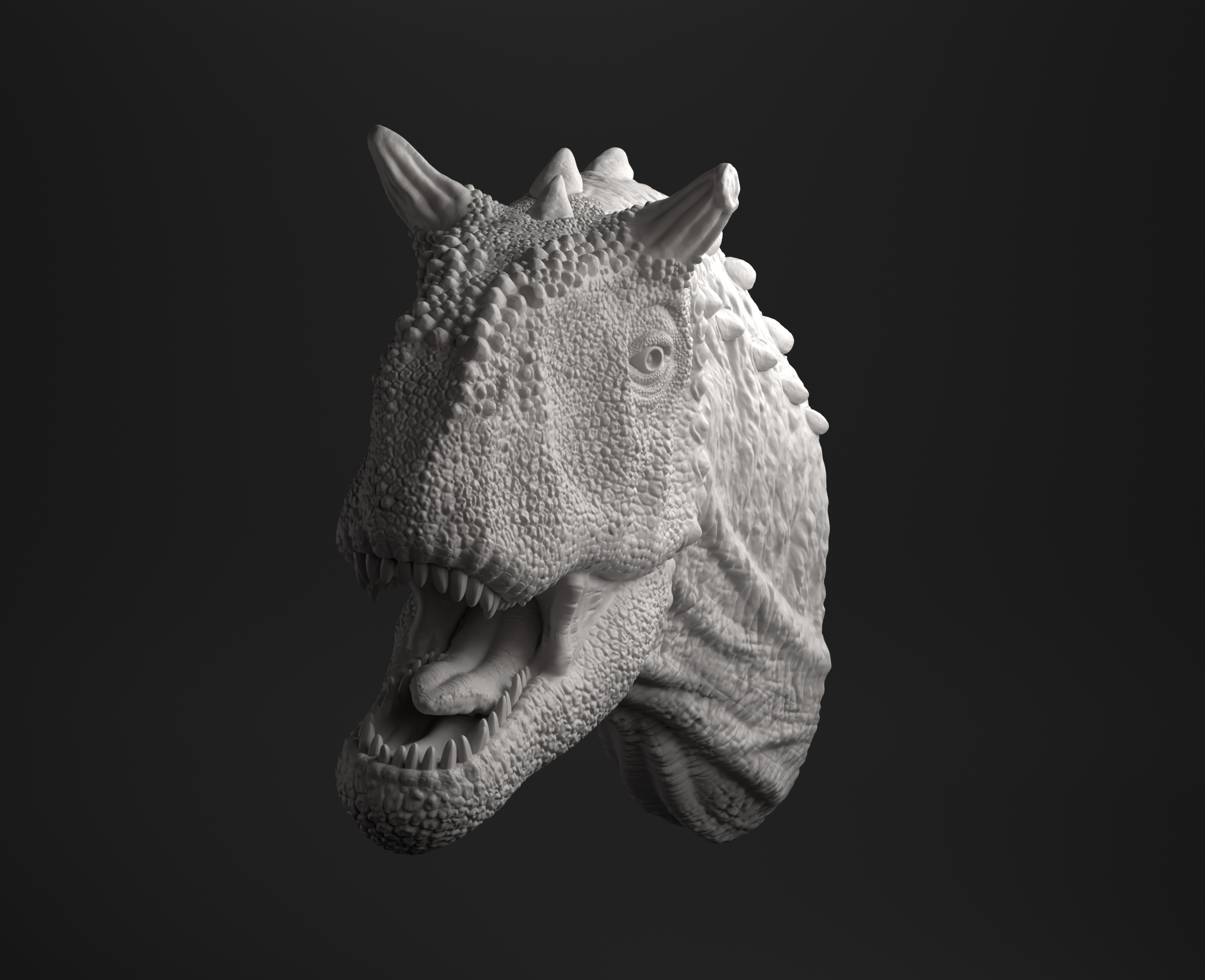 3D file Carnotaurus head 🦖・3D printing idea to download・Cults