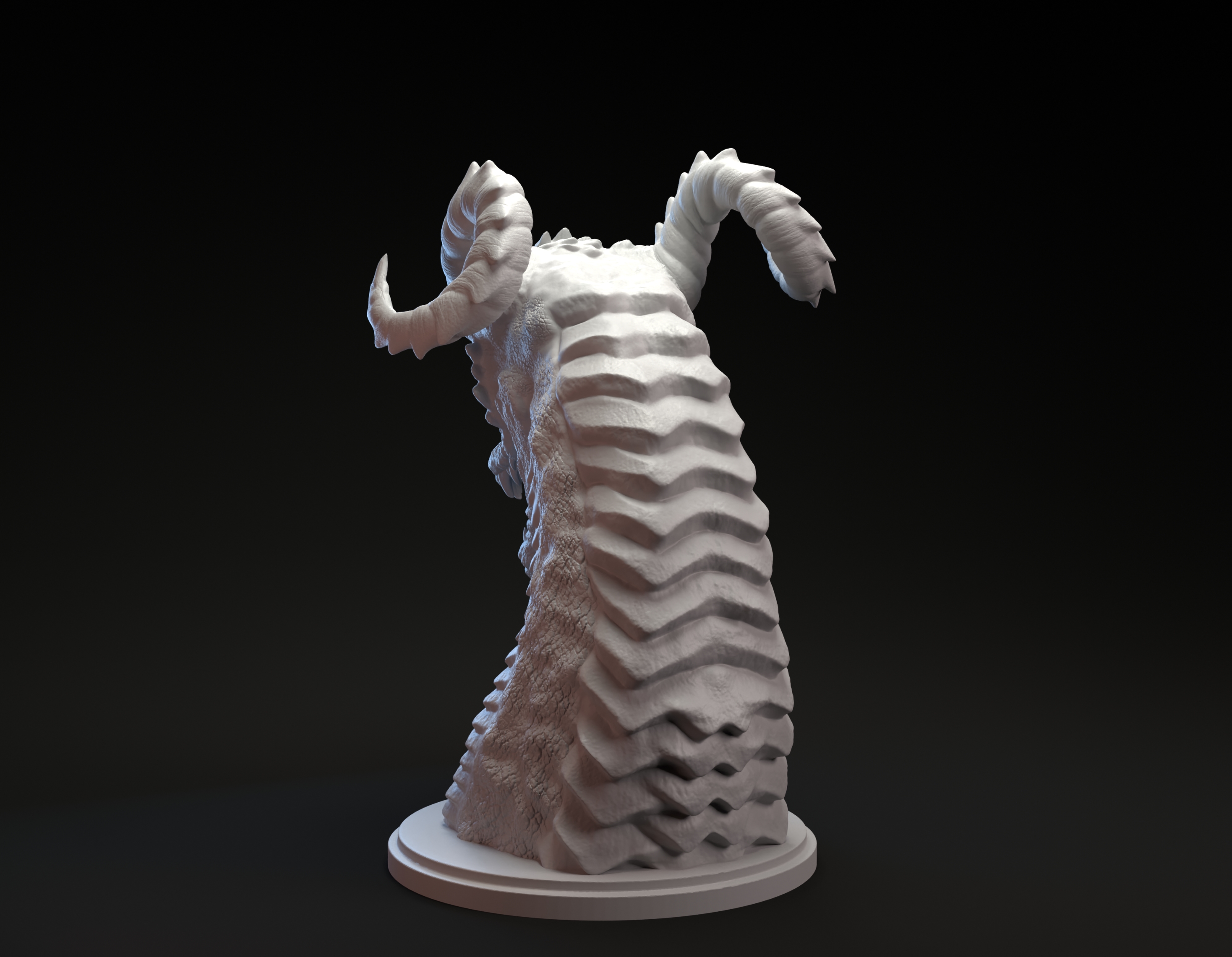 3D file Ram dragon bust・3D printing model to download・Cults