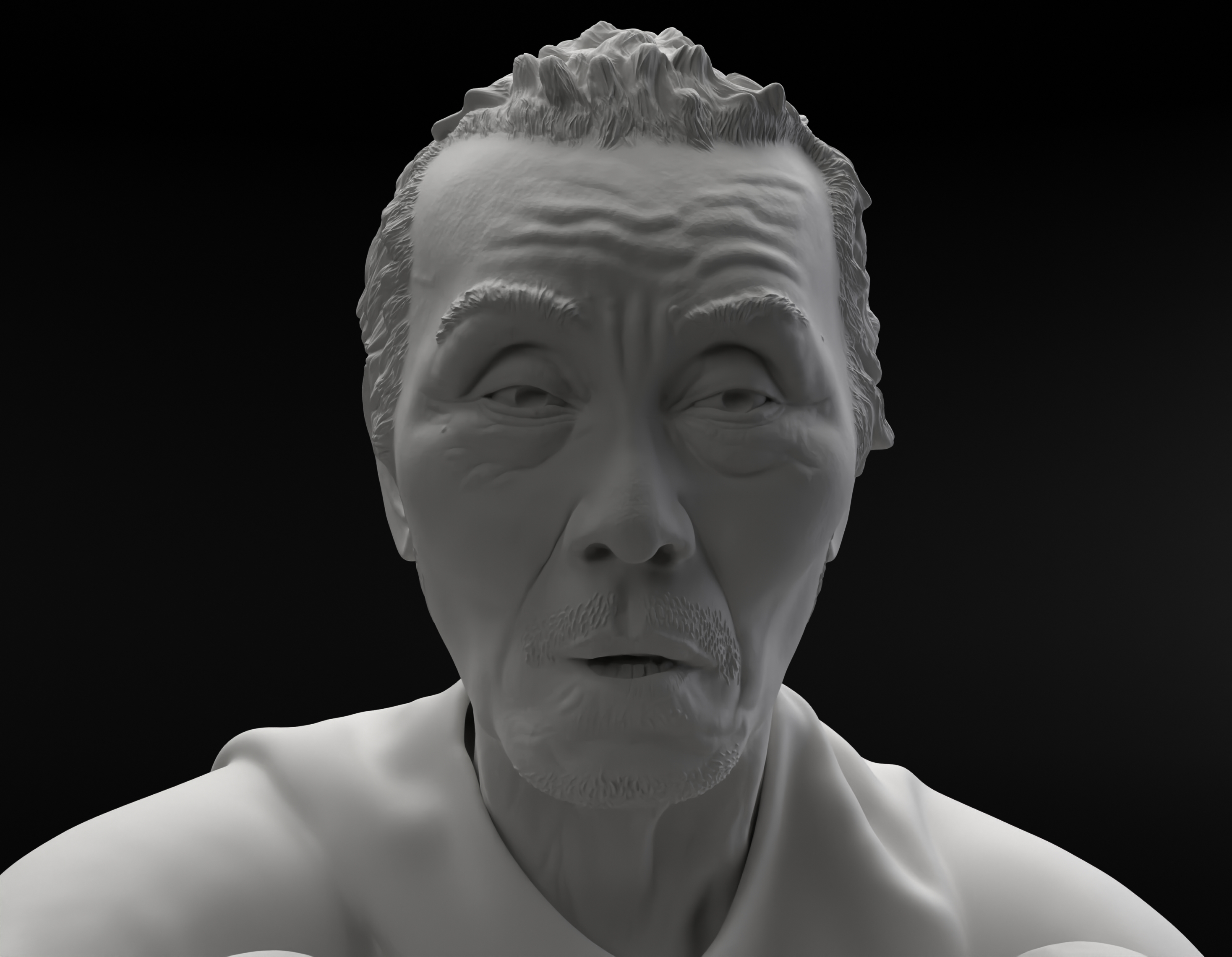 Free 3D file Squid Game player 001 Oh Il-Nam sitting sad 🦑・3D printing ...