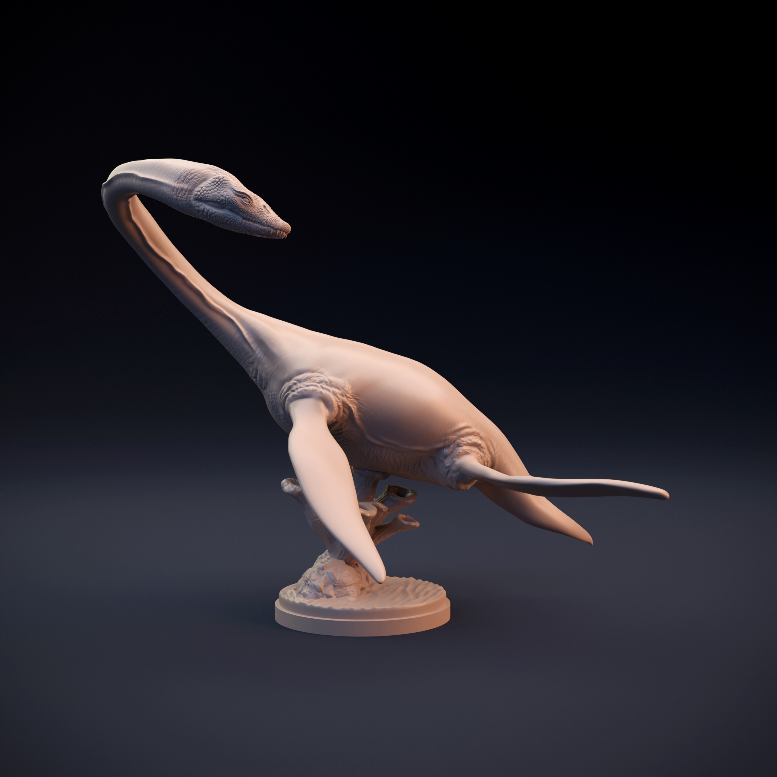 STL file Plesiosaurus・Model to download and 3D print・Cults