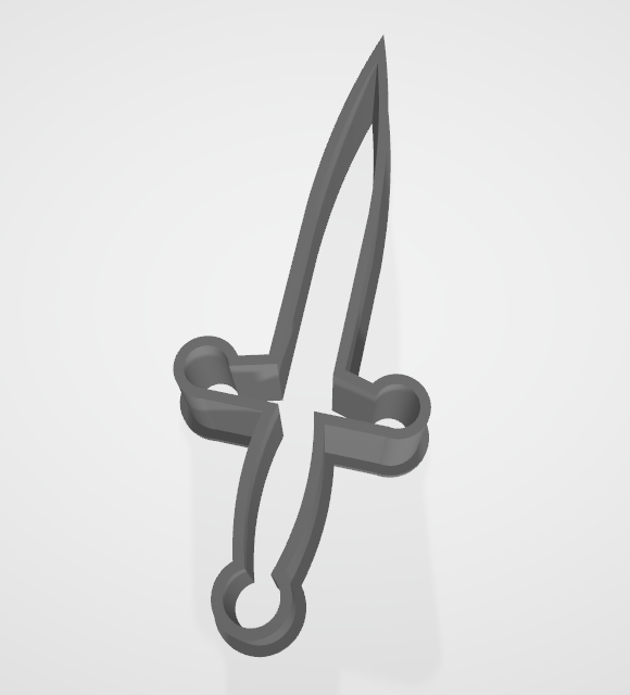 STL file Sword Cookie Cutter・3D printing template to download・Cults