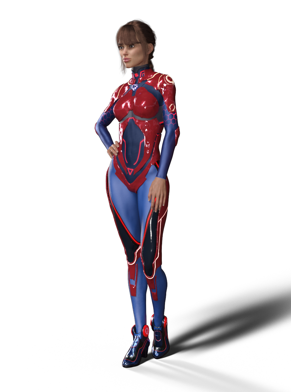 STL file CAR RACING GIRL armor・3D printing model to download・Cults