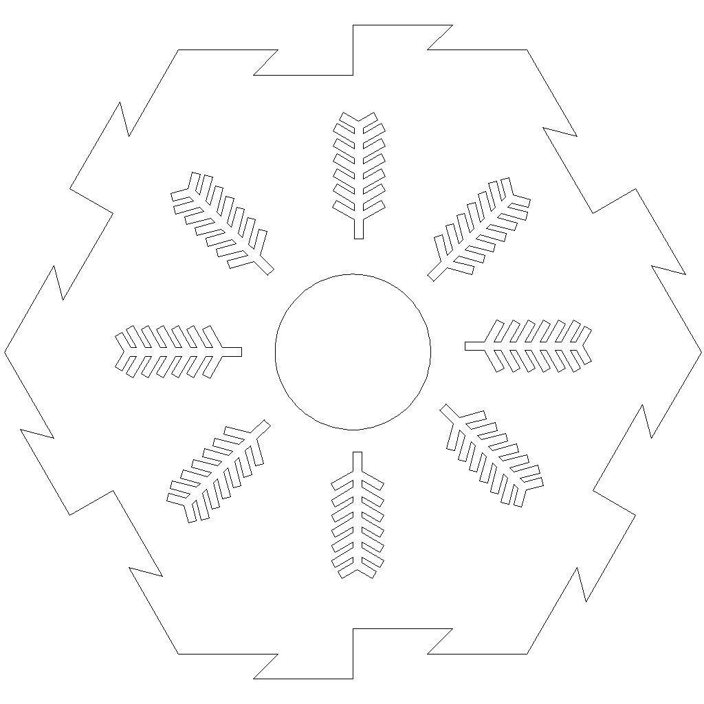 Free 3D file Settlers of Catan - single wheat tile DXF 🎲・3D printing ...