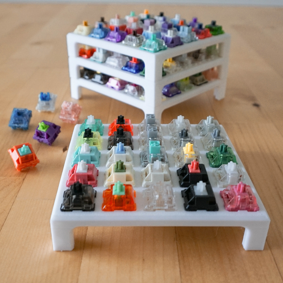 STL file Mechanical Keyboard Switch Holder - Organize and Display Your ...
