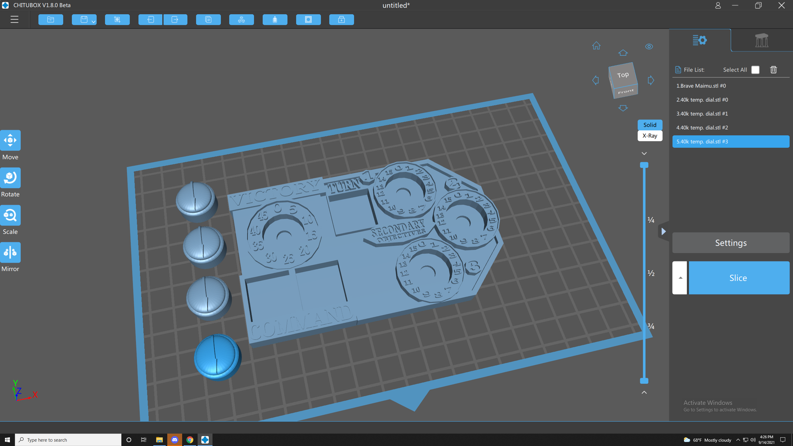 Archivo STL 40k VP CP Turn Magnetized game tracker・Modelo para ...