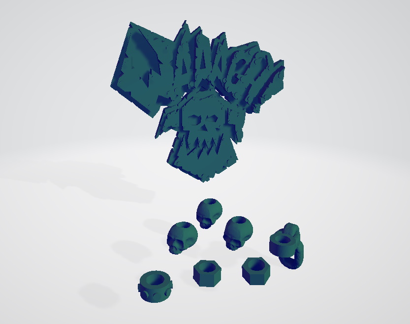 Free 3D file Ork Waaagh Banner ⚔・3D print object to download・Cults