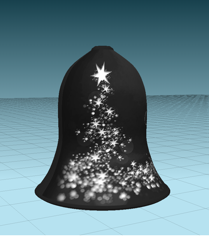 STL file Merry Christmas Bell・3D print design to download・Cults