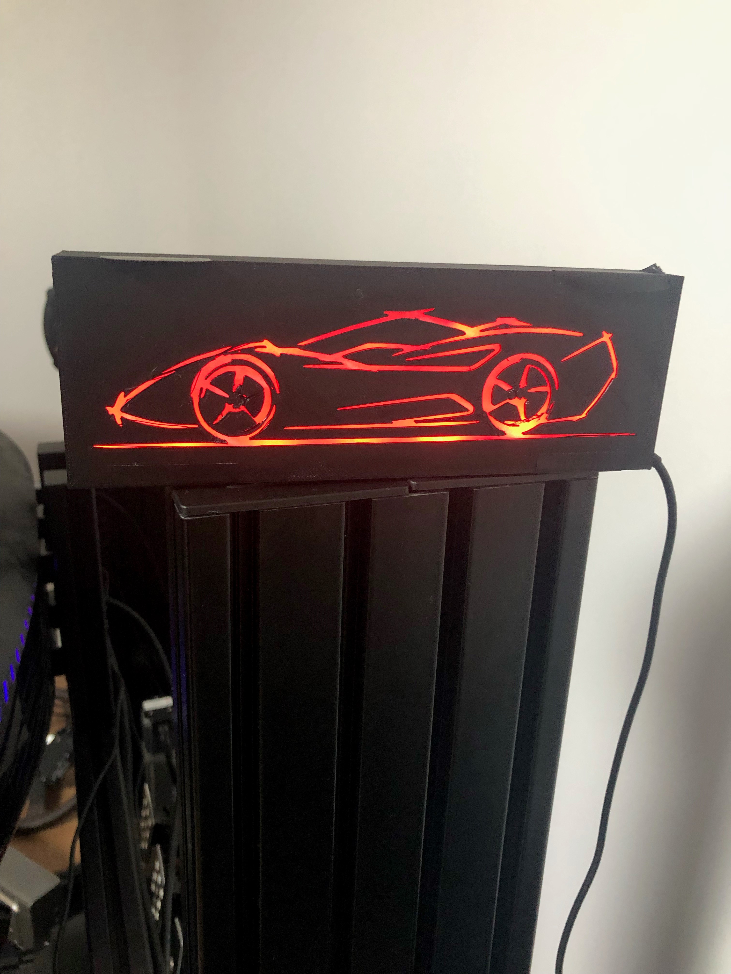 Файл STL FERRARI LIGHT BOX・3D-печать дизайна для загрузки・Cults
